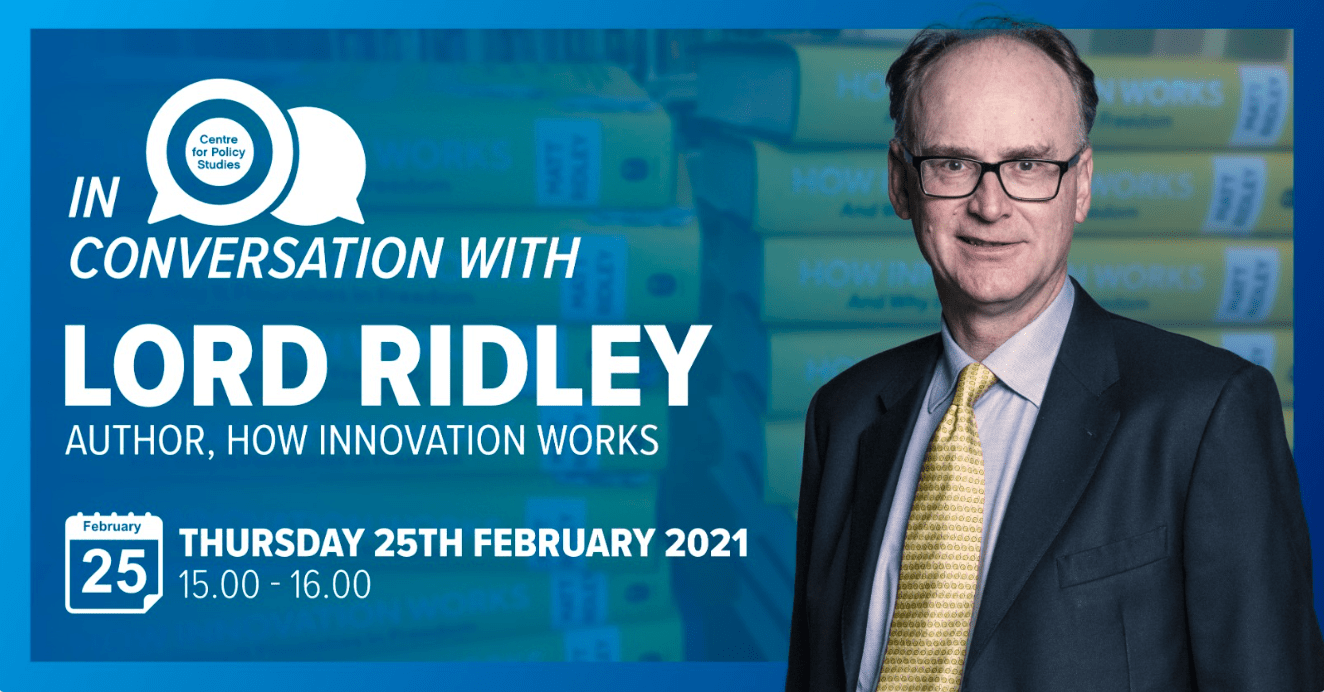 CPS in conversation with... Lord Ridley - The Centre for Policy Studies